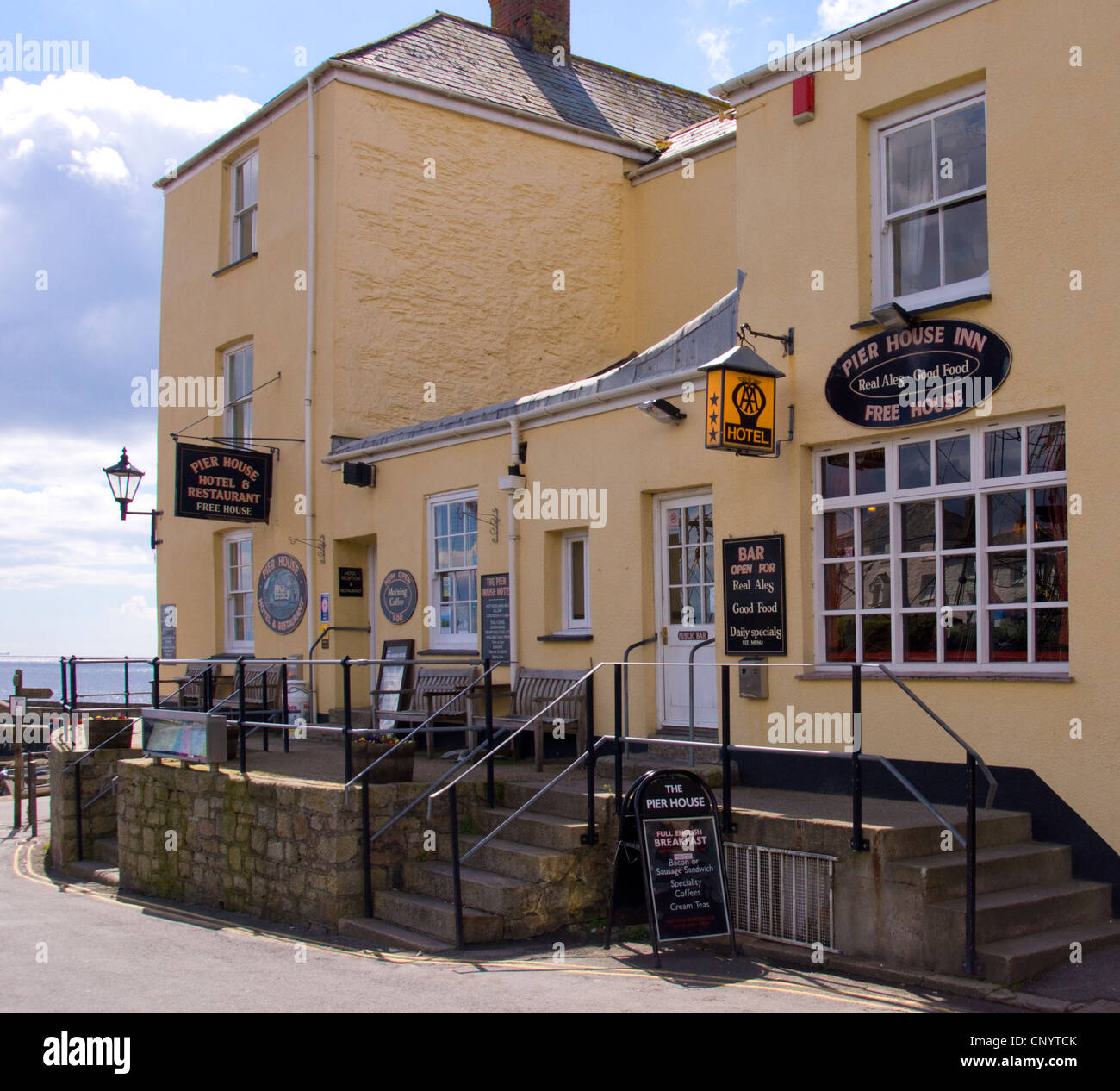 Charleston harbour cornwall hi-res stock photography and images - Alamy