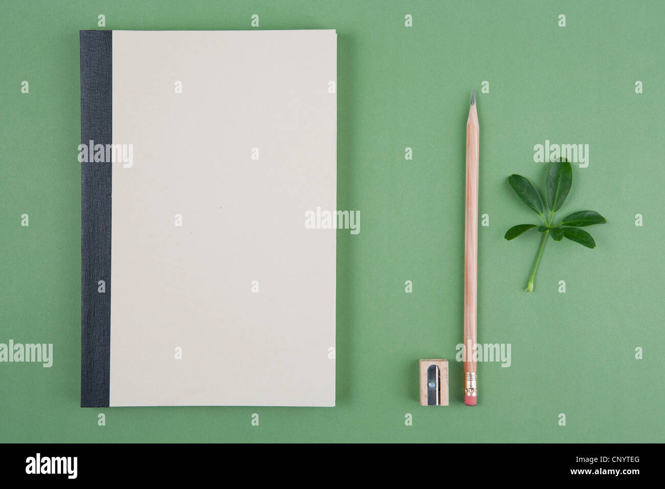 The stationary and book Stock Photo - Alamy