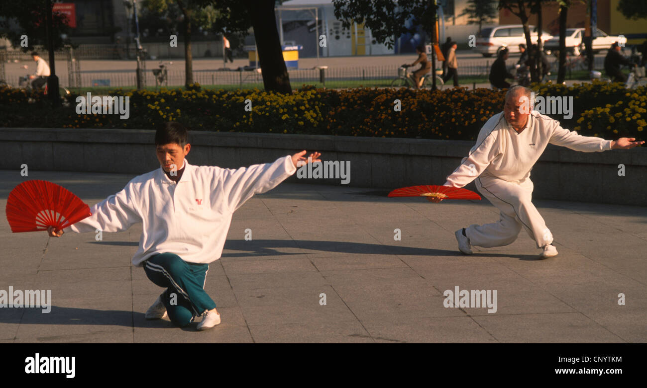 China, Zhejiang, Hangzhou, tai chi exercise Stock Photo - Alamy