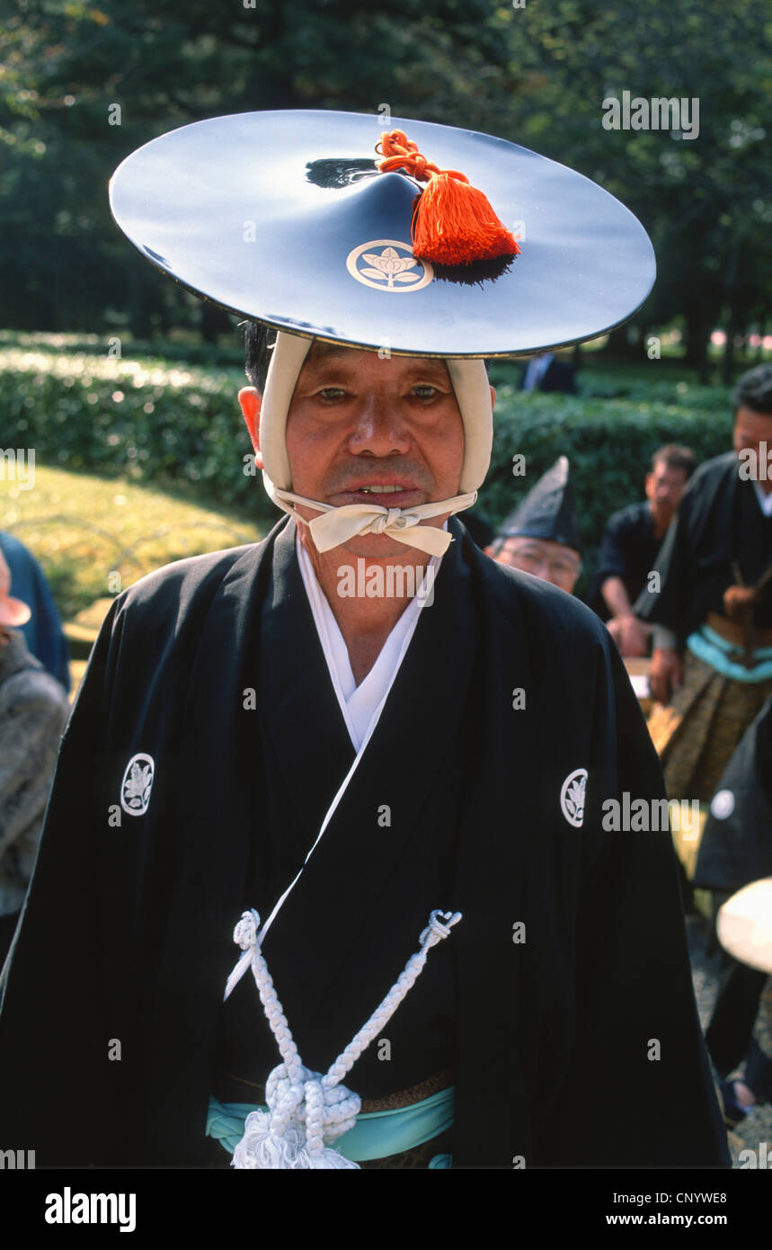 Japan, Kansai, Kyoto, Jidai Matsuri, festival, man in historical ...