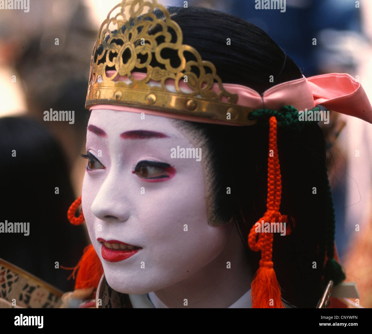 Japan, Kansai, Kyoto, Jidai Matsuri, festival, woman in historical ...