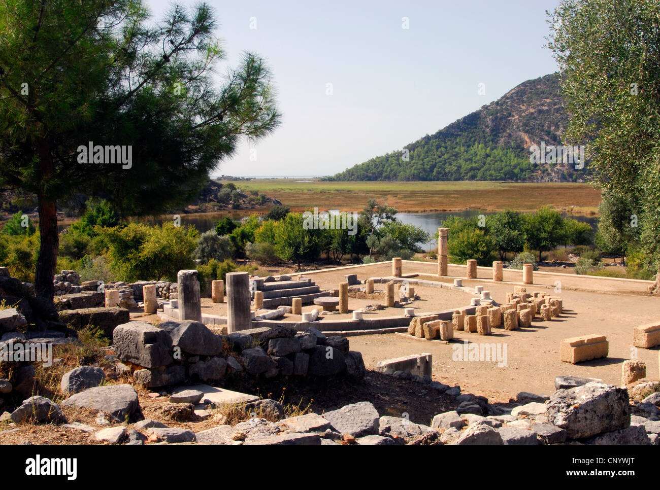 Archaeological site at Caunus, Turkey Stock Photo - Alamy