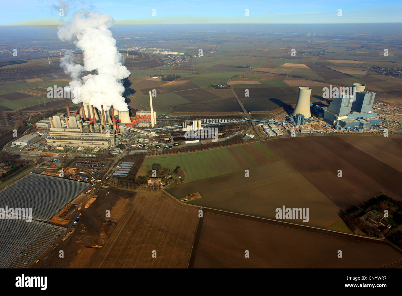 Aerial view neurath power plant hi-res stock photography and images - Alamy