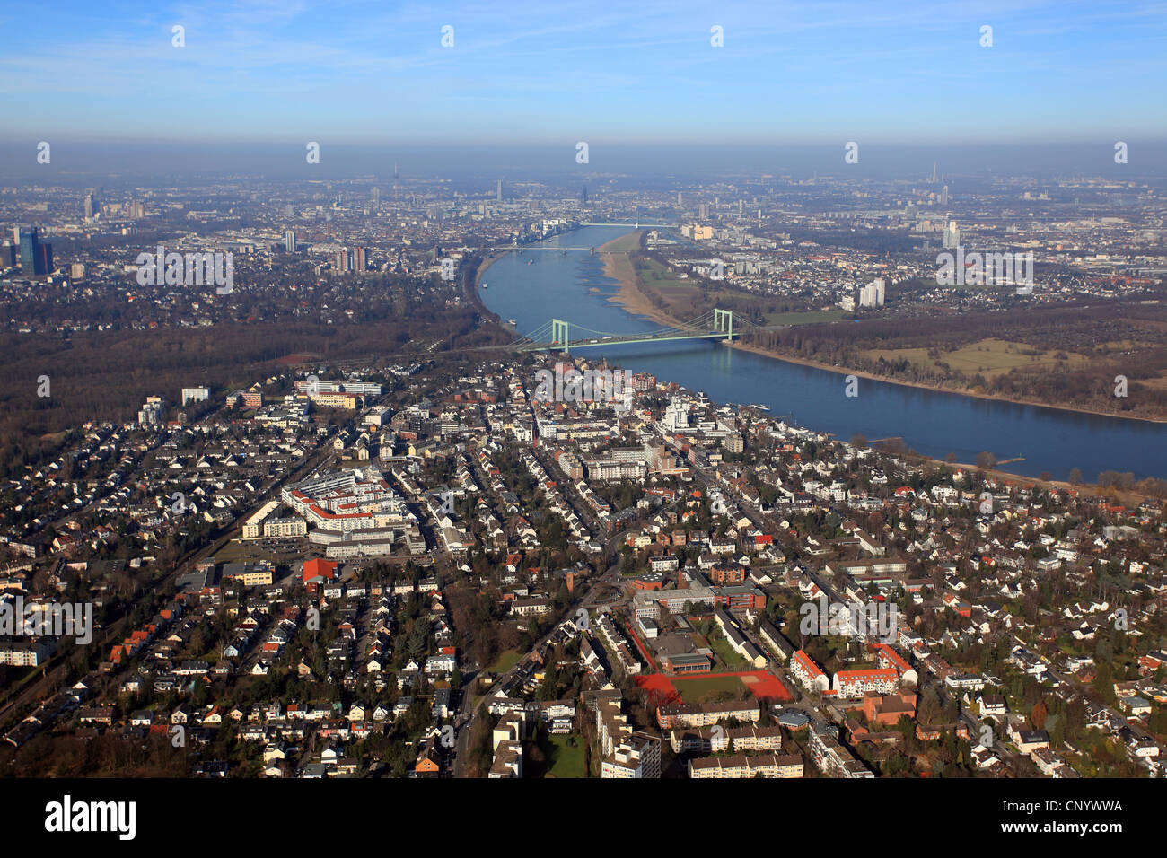 Rodenkirchen district from above hi-res stock photography and images ...