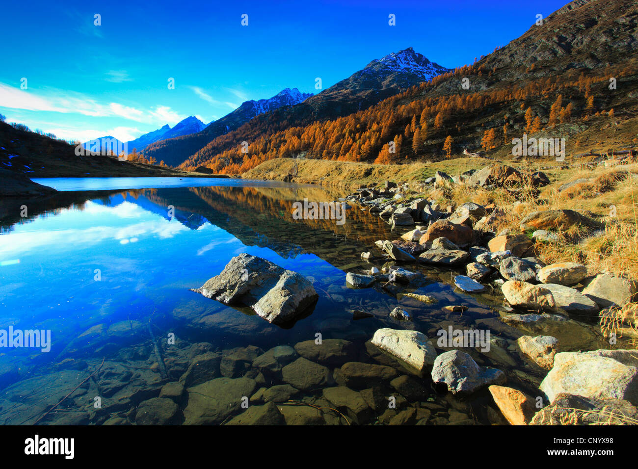 Loetschental valley and grundsee hi-res stock photography and images ...