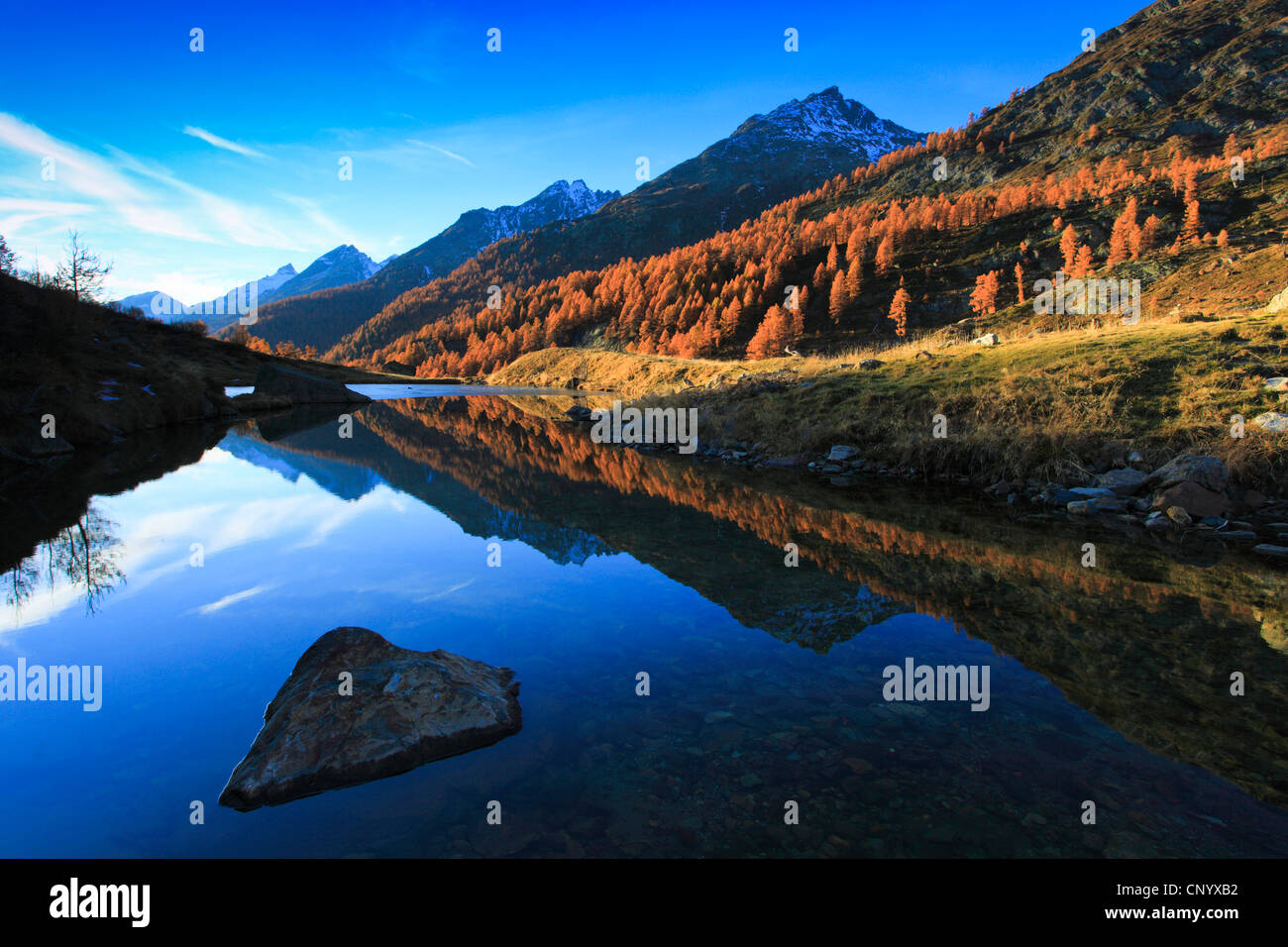 Loetschental valley and Grundsee, Switzerland, Valais Stock Photo - Alamy