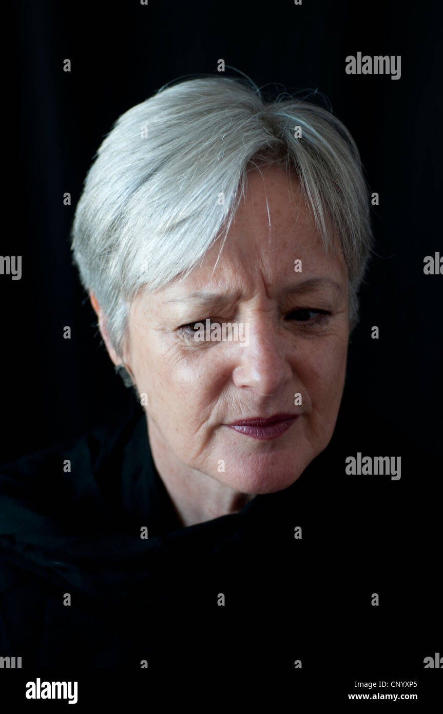 Close up portrait woman suspicious expression hi-res stock photography ...