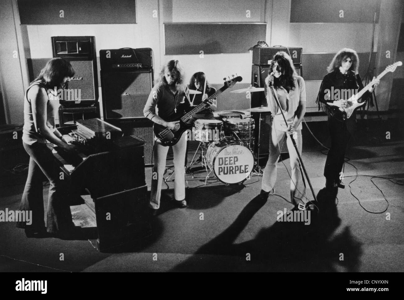 Deep purple rock group Black and White Stock Photos & Images - Alamy