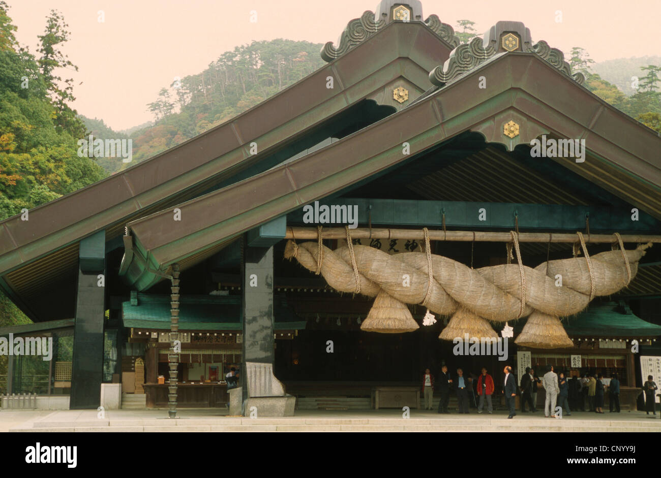 Japan, Western Honshu, Izumo, Izumo Taisha shinto shrine Stock Photo ...