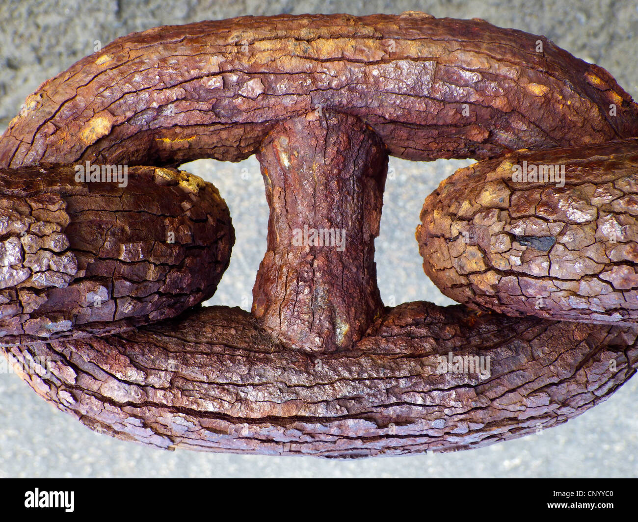Rusting anchor chain, Fort Point, San Francisco, California Stock Photo ...