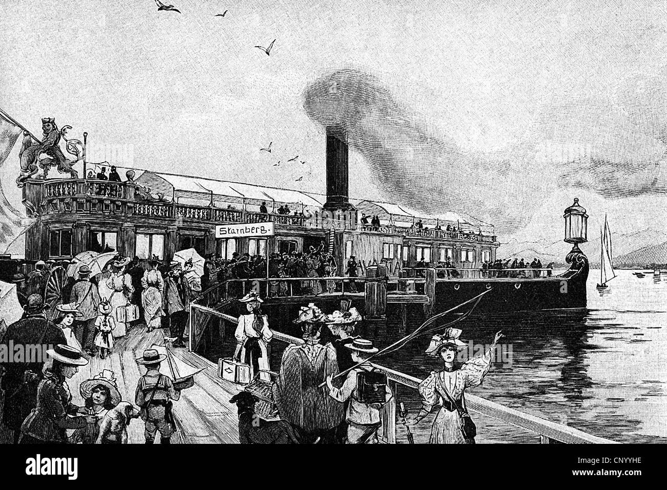 1890s steamship hi-res stock photography and images - Alamy