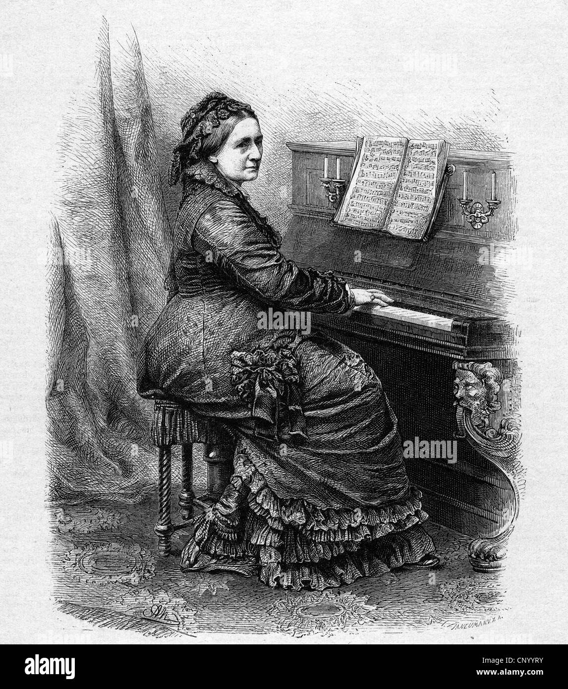Clara schumann piano hi-res stock photography and images - Alamy