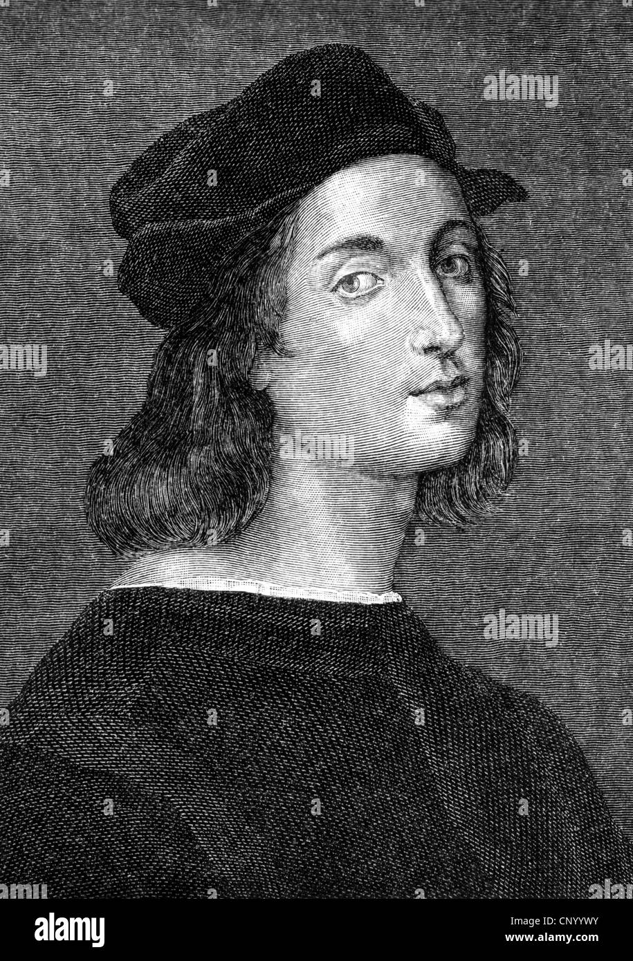 Italian renaissance painter raphael Black and White Stock Photos ...