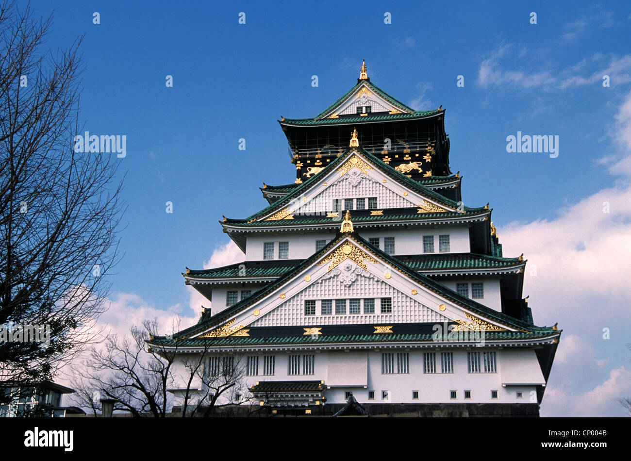 Japan, Kansai, Osaka, Osaka-jo Castle Stock Photo - Alamy
