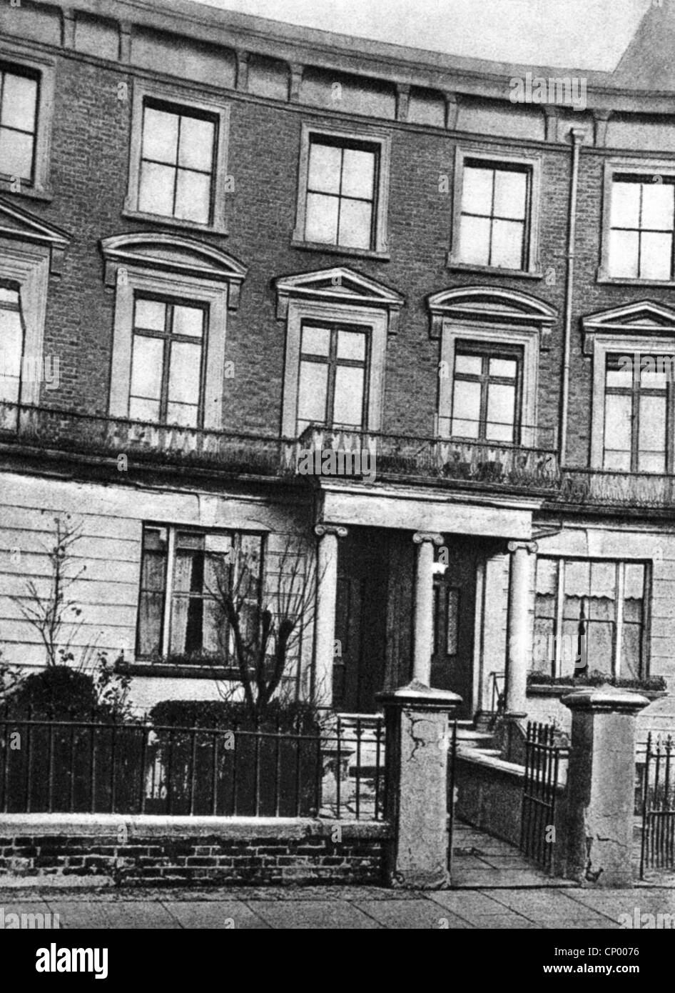 Marx, Karl, 5.5.1818 - 14.3.1883, German socialist, a house where he ...