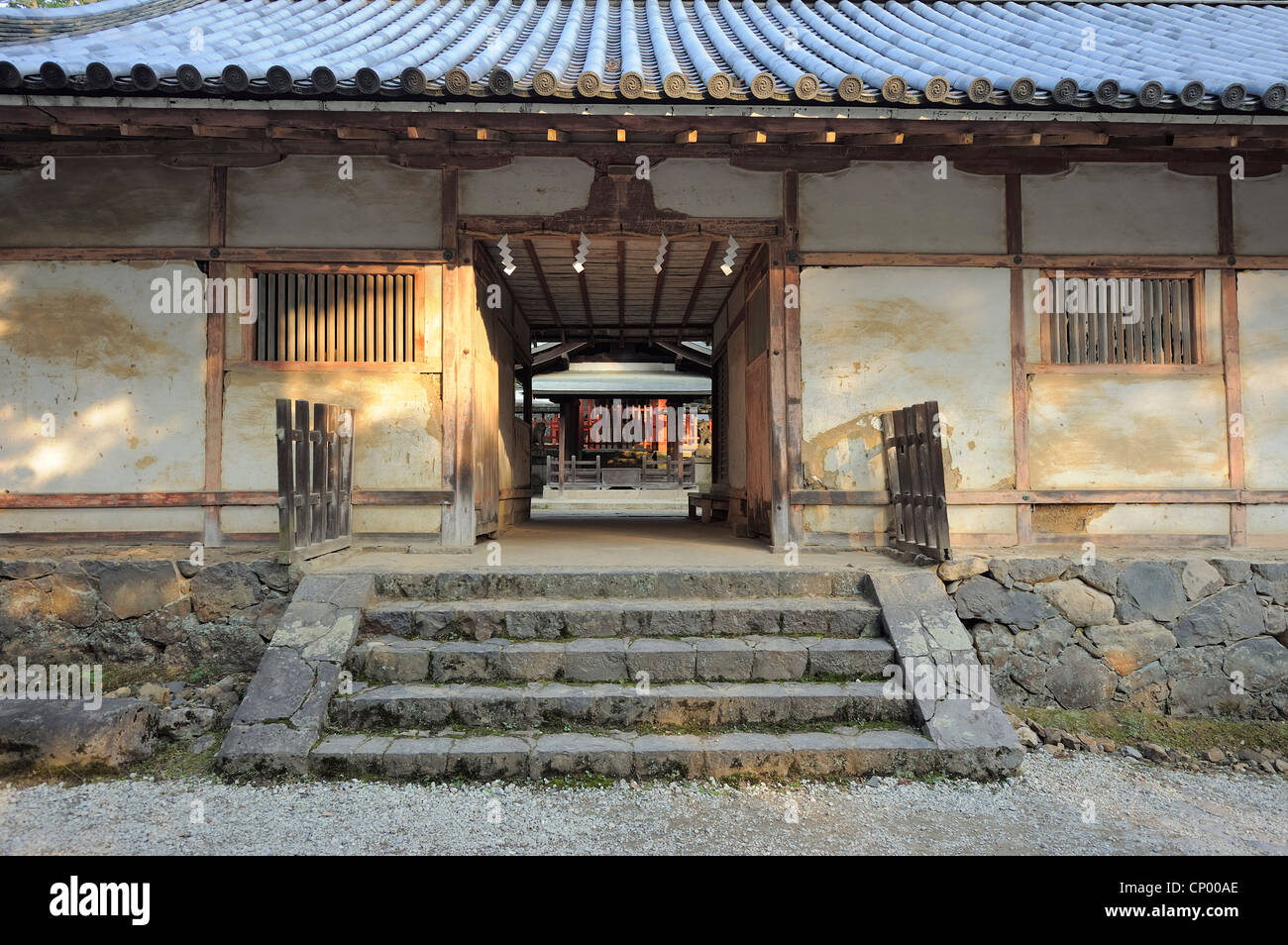 stairs to Sangatsu-do temple, Nara, Japan Stock Photo - Alamy
