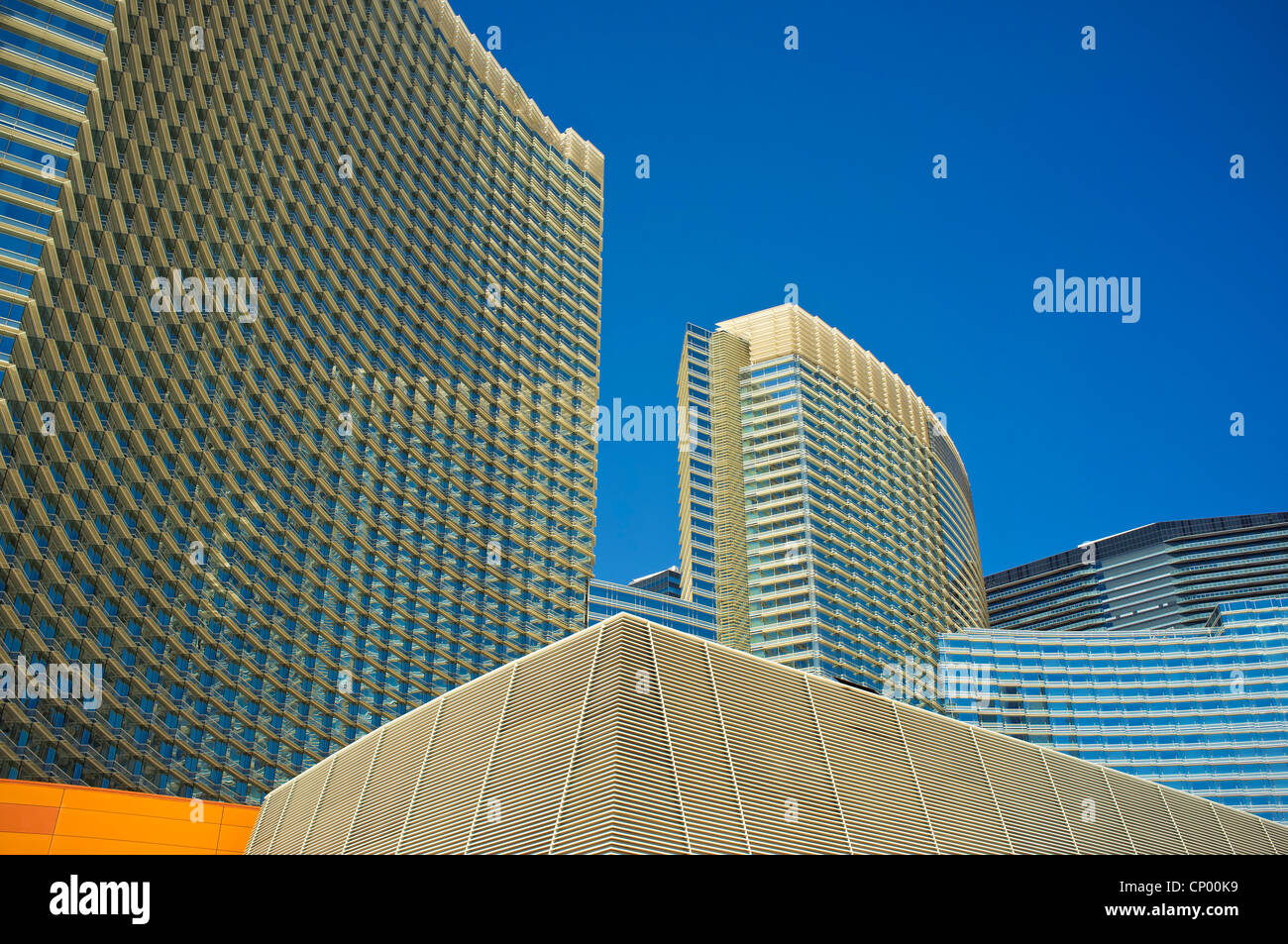 City Center Las Vegas Skyscrapers - Modern Architecture Stock Photo - Alamy