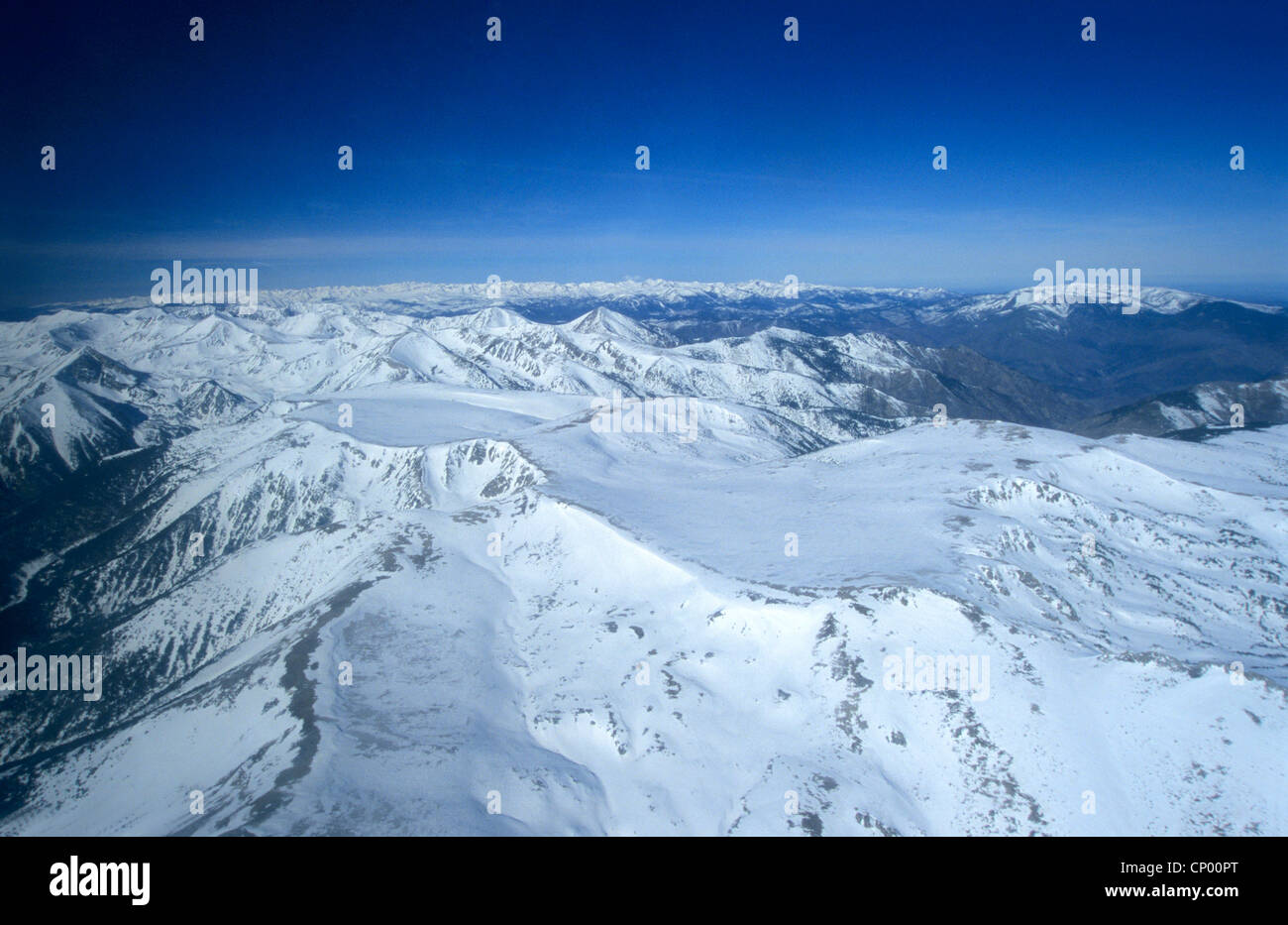 Balandra peak, border with Spain, Eastern Pyrenees, Languedoc ...