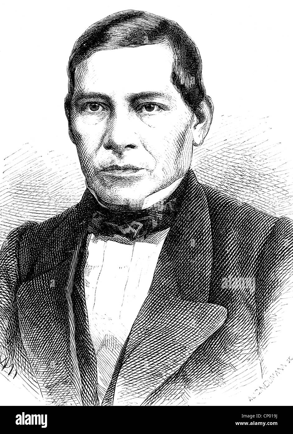 Portrait benito juarez president mexico hi-res stock photography and ...