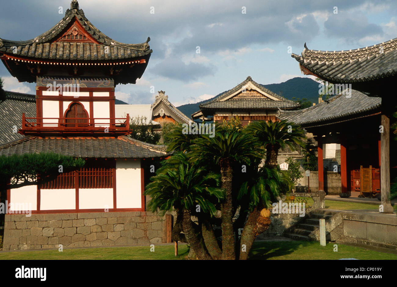 Japan, Kyushu, Nagasaki, Kofoku-ji buddhist temple Stock Photo - Alamy