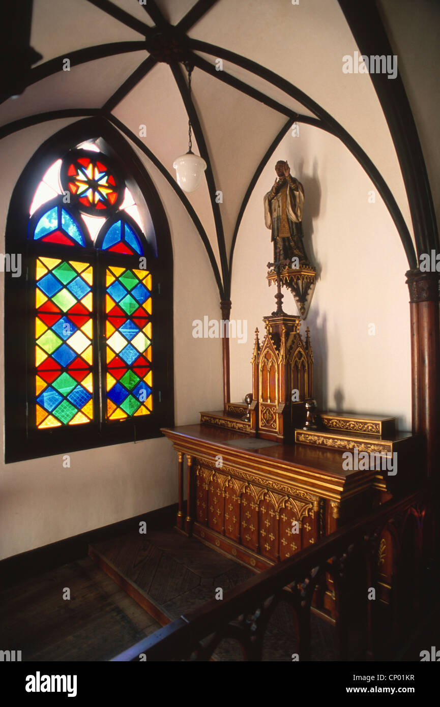 Japan, Kyushu, Nagasaki, Oura Catholic Church, interior Stock Photo - Alamy