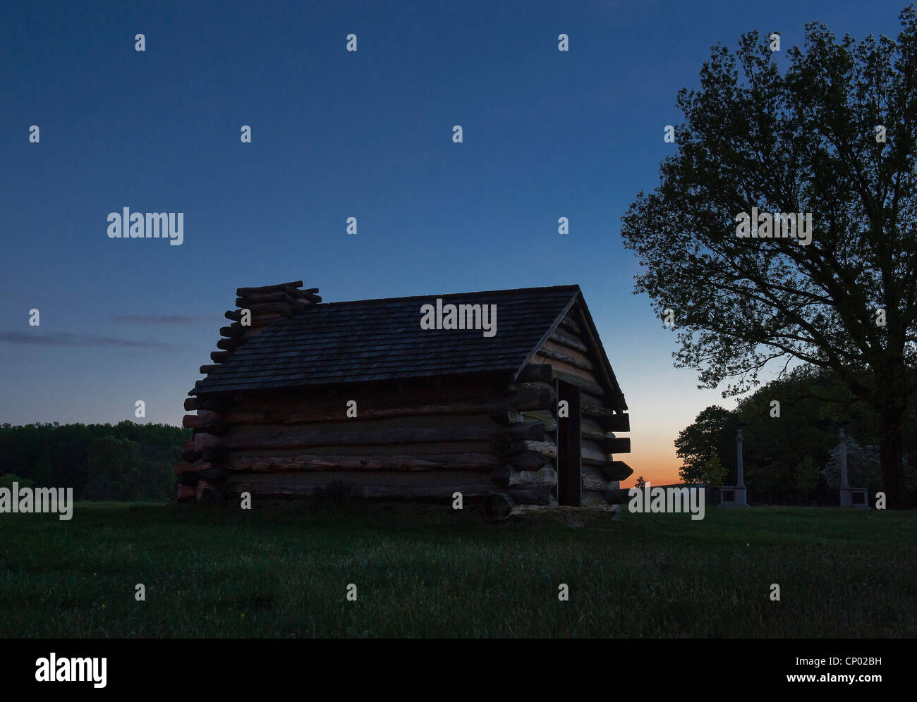 Infantry cabin, Valley Forge National Historical Park, Pennsylvania ...