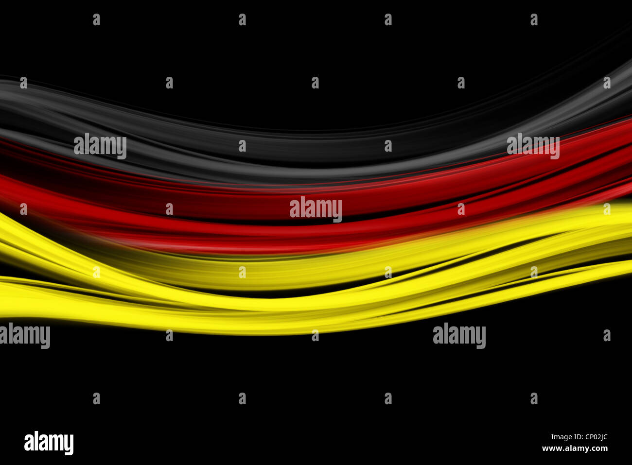 Illustrated German flag for sport events Stock Photo - Alamy