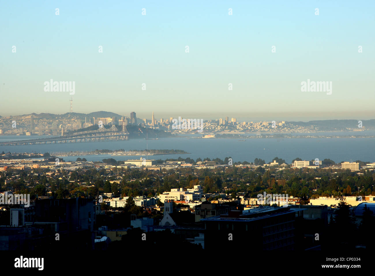 BERKELEY BAY BRIDGE SAN FRANCISCO BERKELEY CALIFORNIA USA 06 October ...