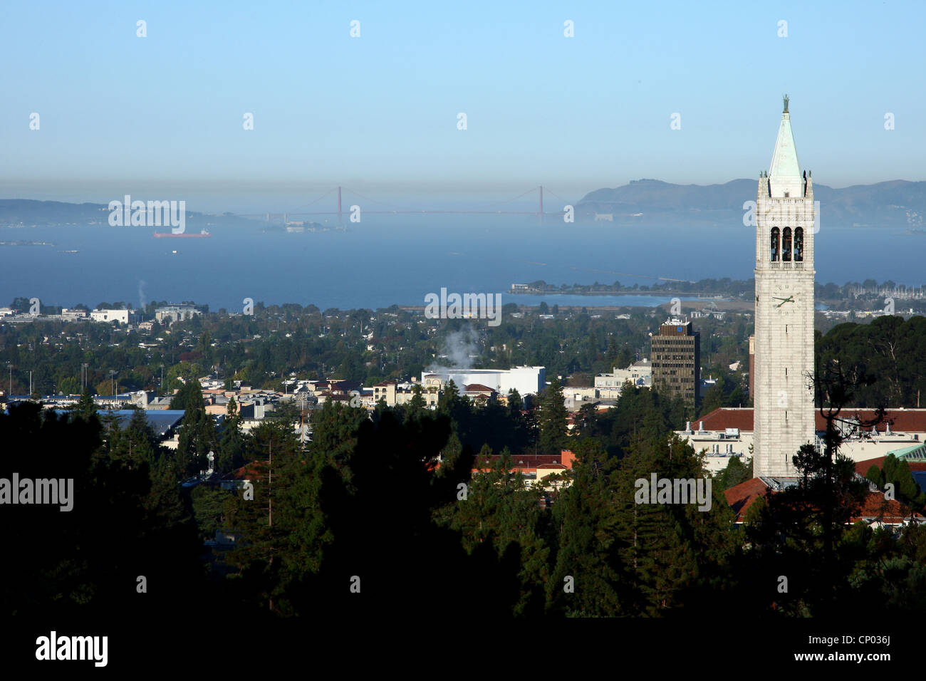 SATHER TOWER BERKELEY GOLDEN GATE BRIDGE BERKELEY UNIVERSITY OF ...