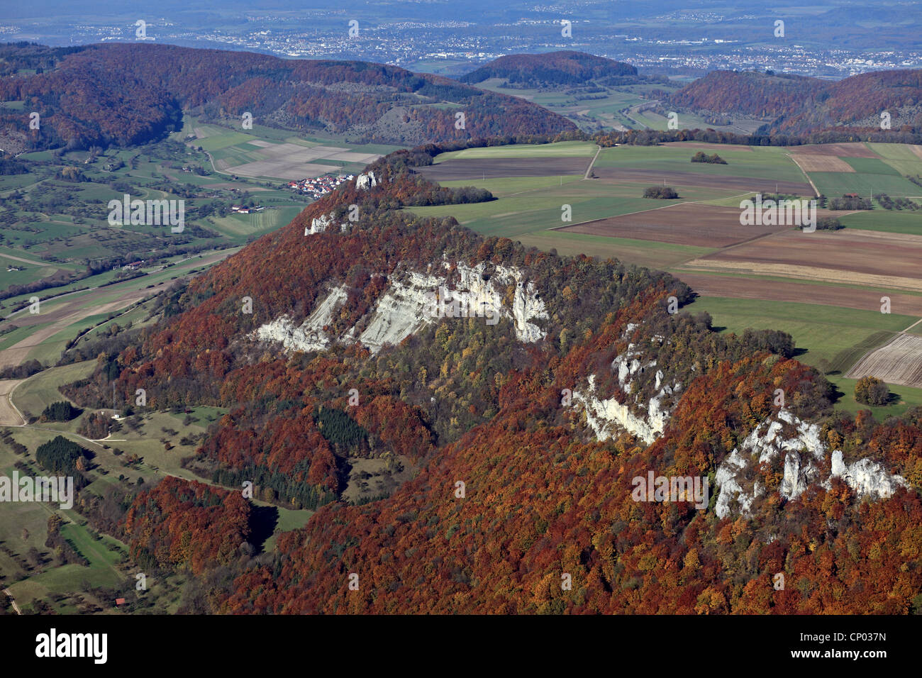 Hausener Wand near Bad Ueberkingen, Germany, Baden-Wuerttemberg ...