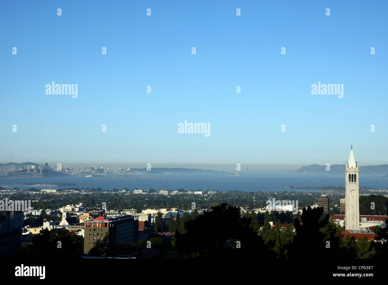 SATHER TOWER BERKELEY GOLDEN GATE BRIDGE BERKELEY UNIVERSITY OF ...