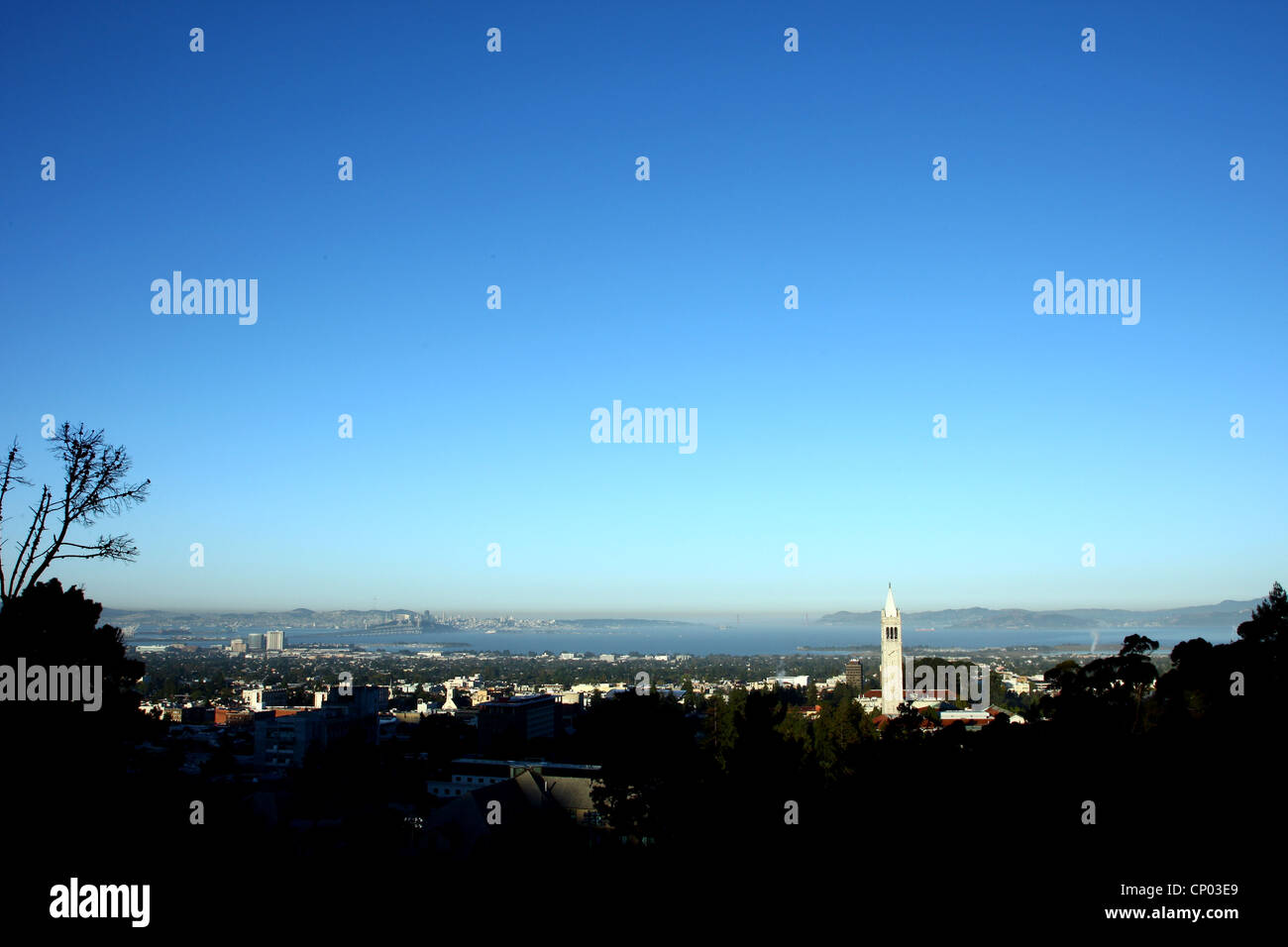 Sather tower view hi-res stock photography and images - Alamy
