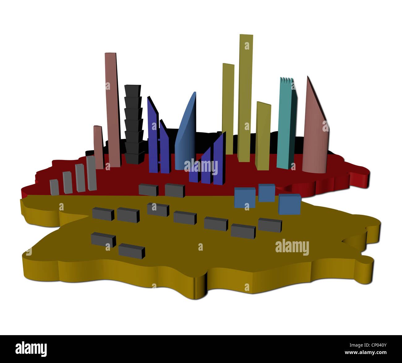 Germany german flag map hi-res stock photography and images - Alamy