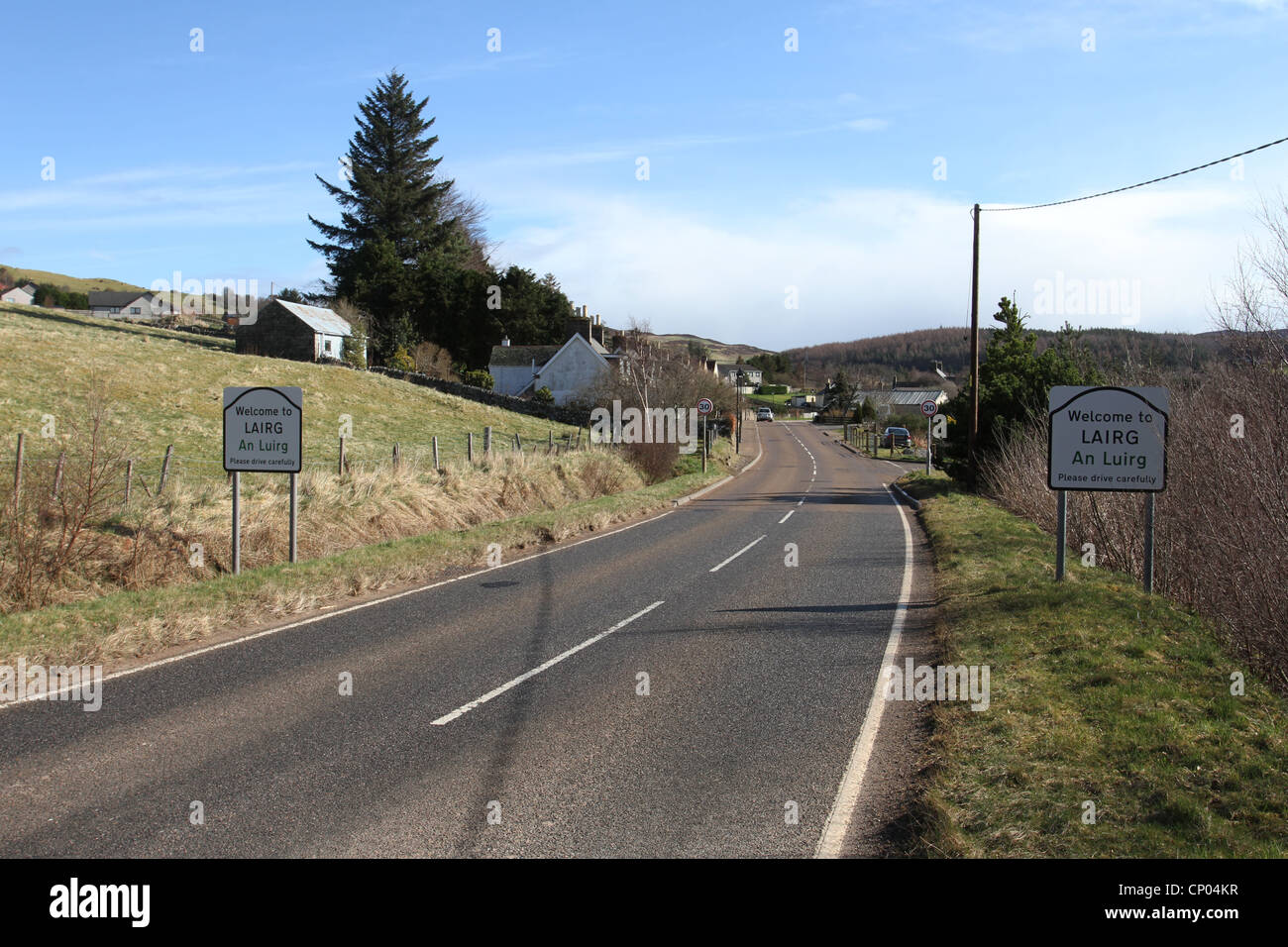 Village of lairg scotland hi-res stock photography and images - Alamy