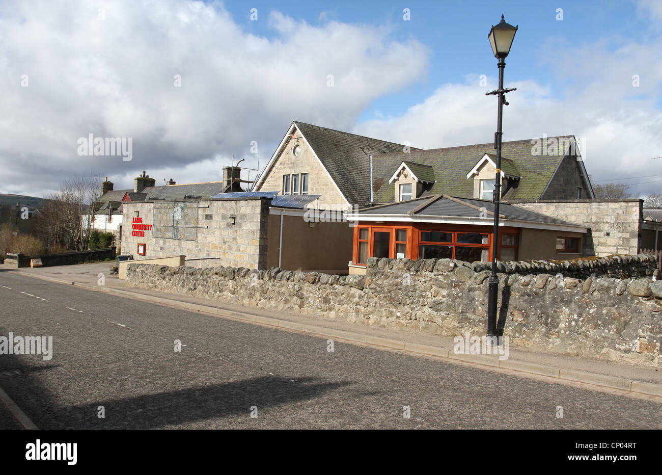 Lairg Community Centre Scotland March 2012 Stock Photo - Alamy
