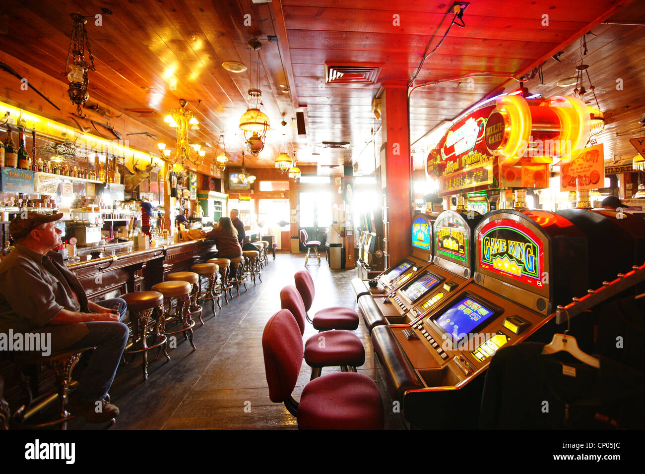 The old west saloon interior hi-res stock photography and images - Alamy
