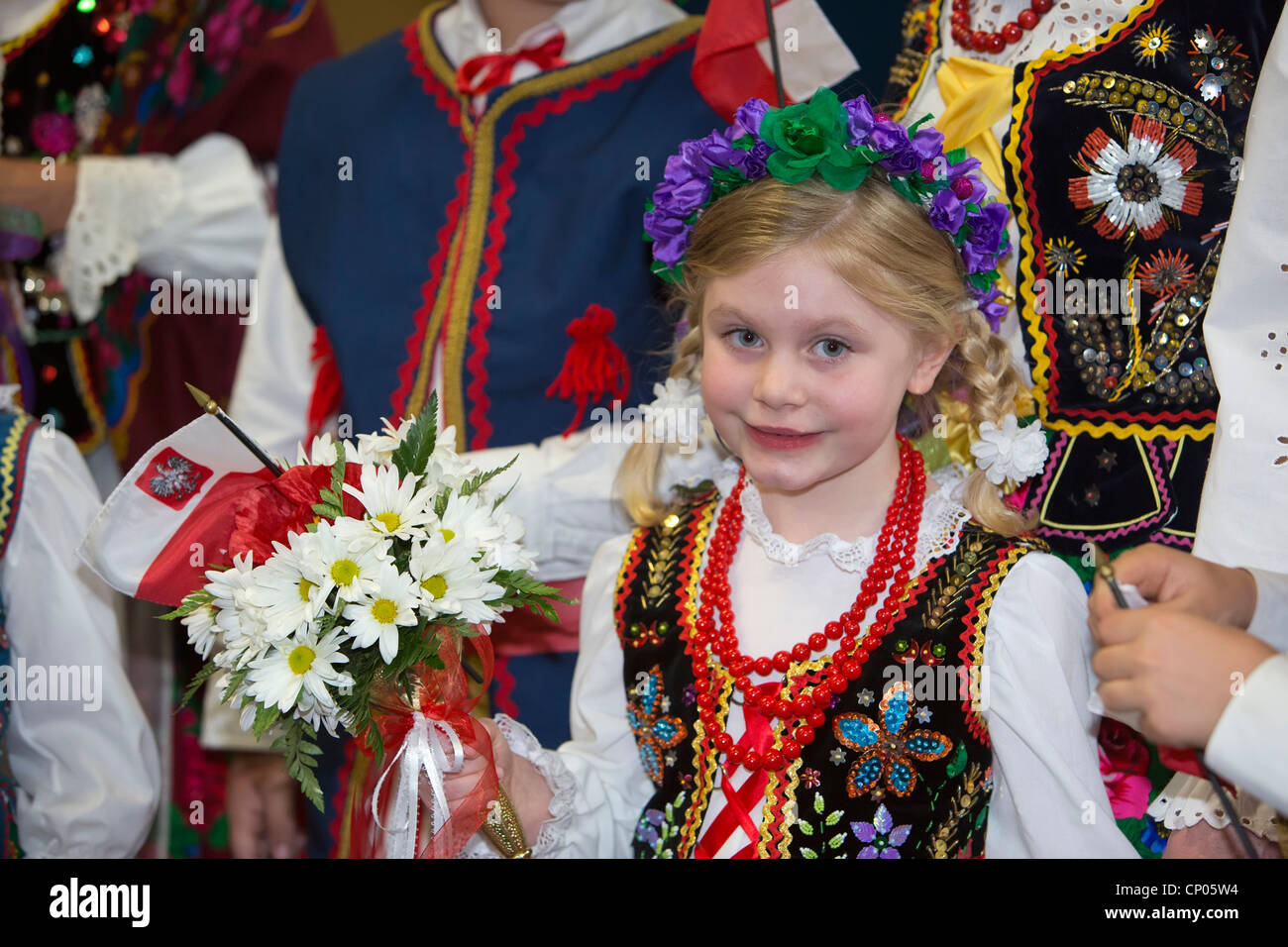 Polish Dance Troupe Stock Photo - Alamy