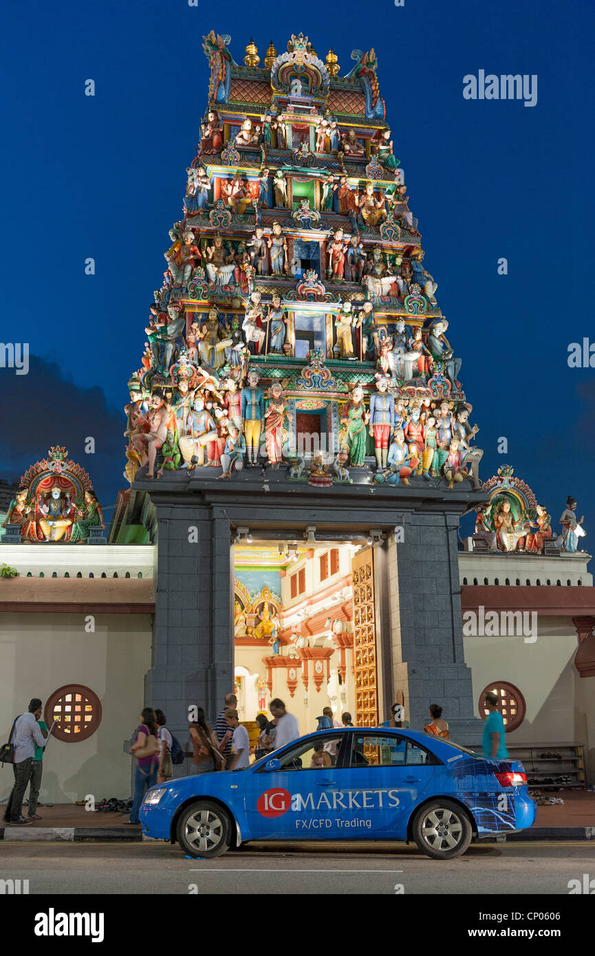 Entrance to the Sri Marimman Temple Singapore Malaysia Stock Photo - Alamy