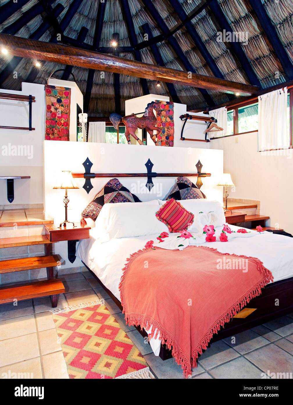 Treetop villa at the lodge at chaa creek, belize Stock Photo - Alamy