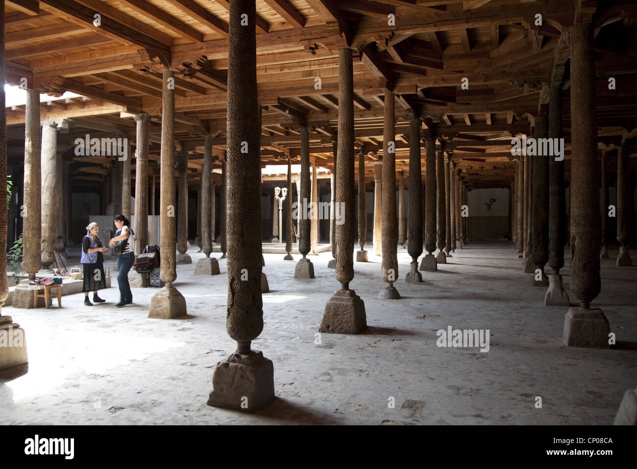 The many columned hall of the Djuma Mosque Stock Photo - Alamy
