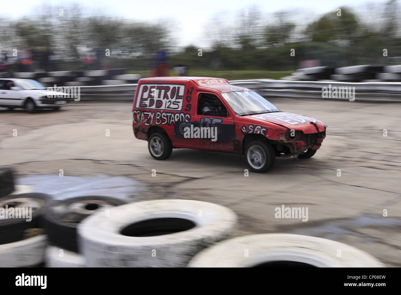 Crazy Ba***rds, CB race at Angmering Raceway, West Sussex Stock Photo ...