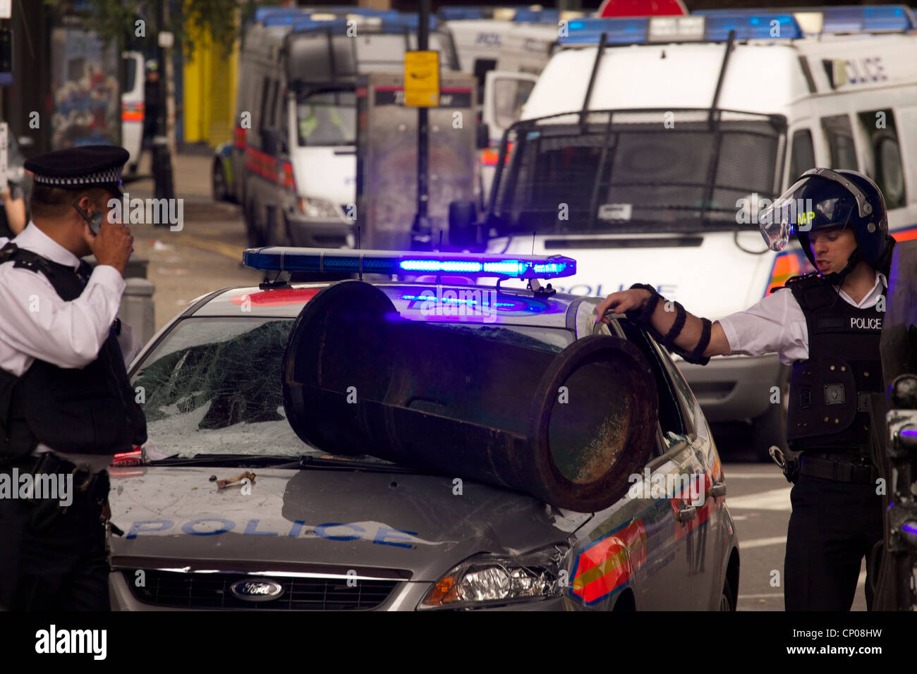 Throwing stones at police hi-res stock photography and images - Alamy
