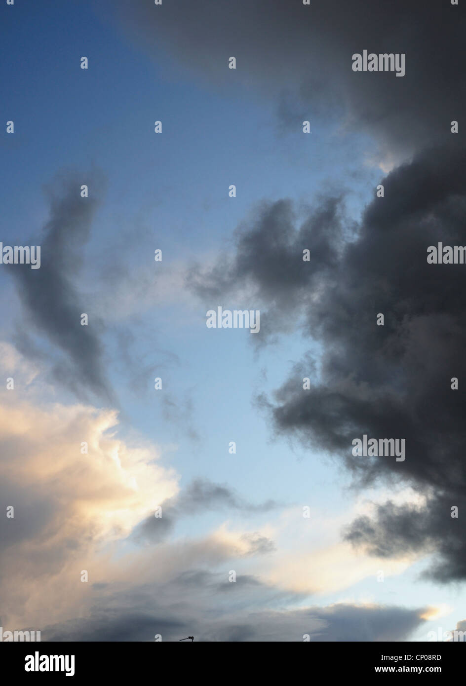 Dramatic cloud formations near to dusk Stock Photo - Alamy