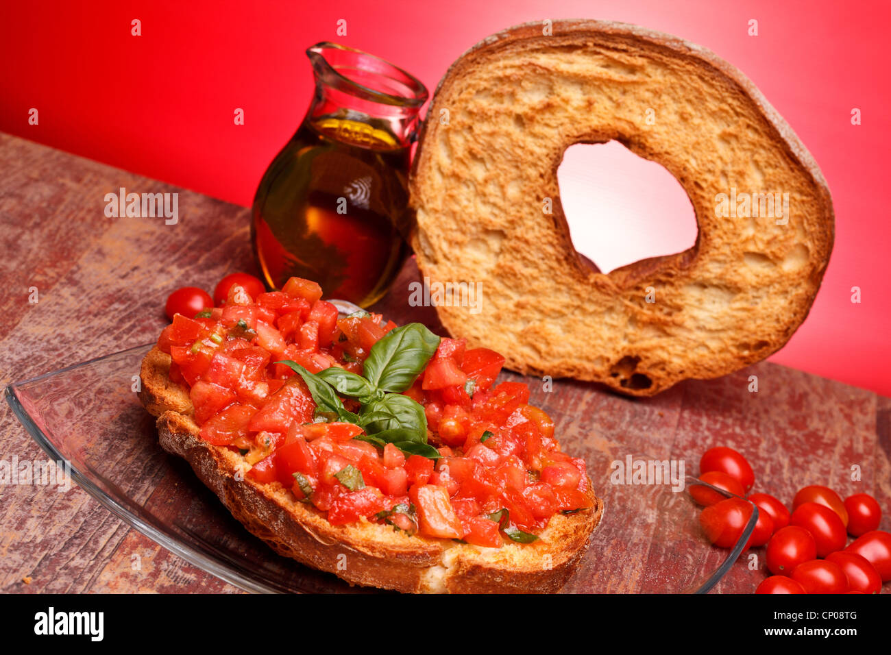 Giant Friselle - Italian Traditional Cuisine Stock Photo - Alamy