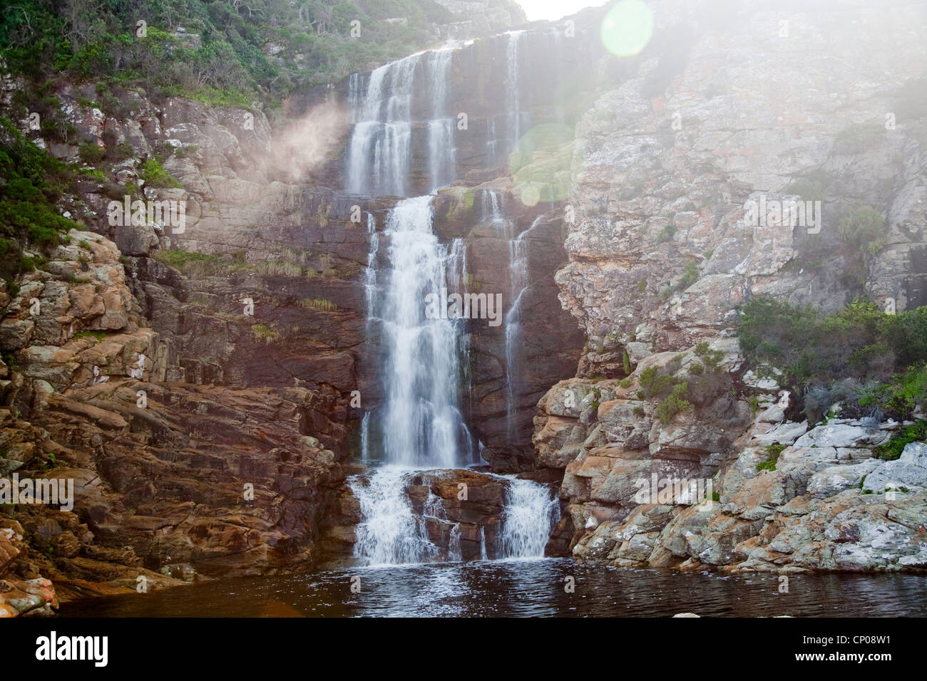 waterfall at Otter Trail, South Africa, Eastern Cape, Tsitsikamma ...