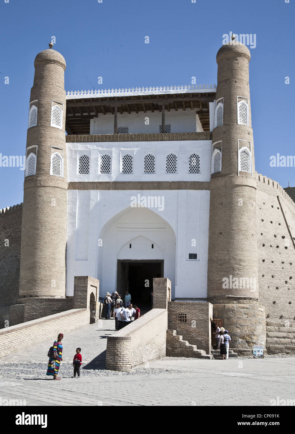 Gateway to The Ark, Bukhara Stock Photo - Alamy
