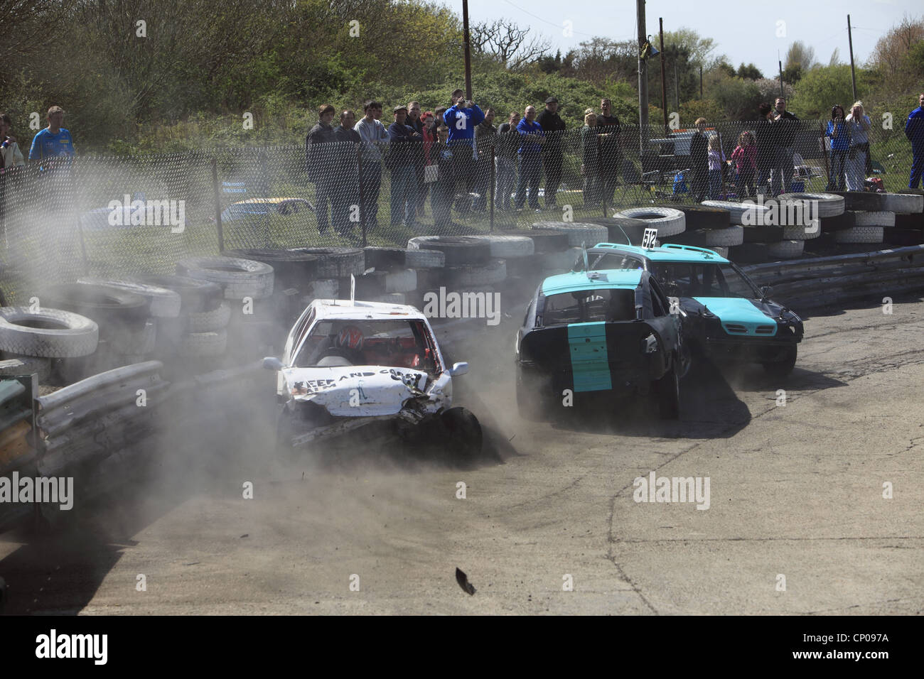 Nudge & Spin race at Angmering Raceway, West Sussex Stock Photo - Alamy