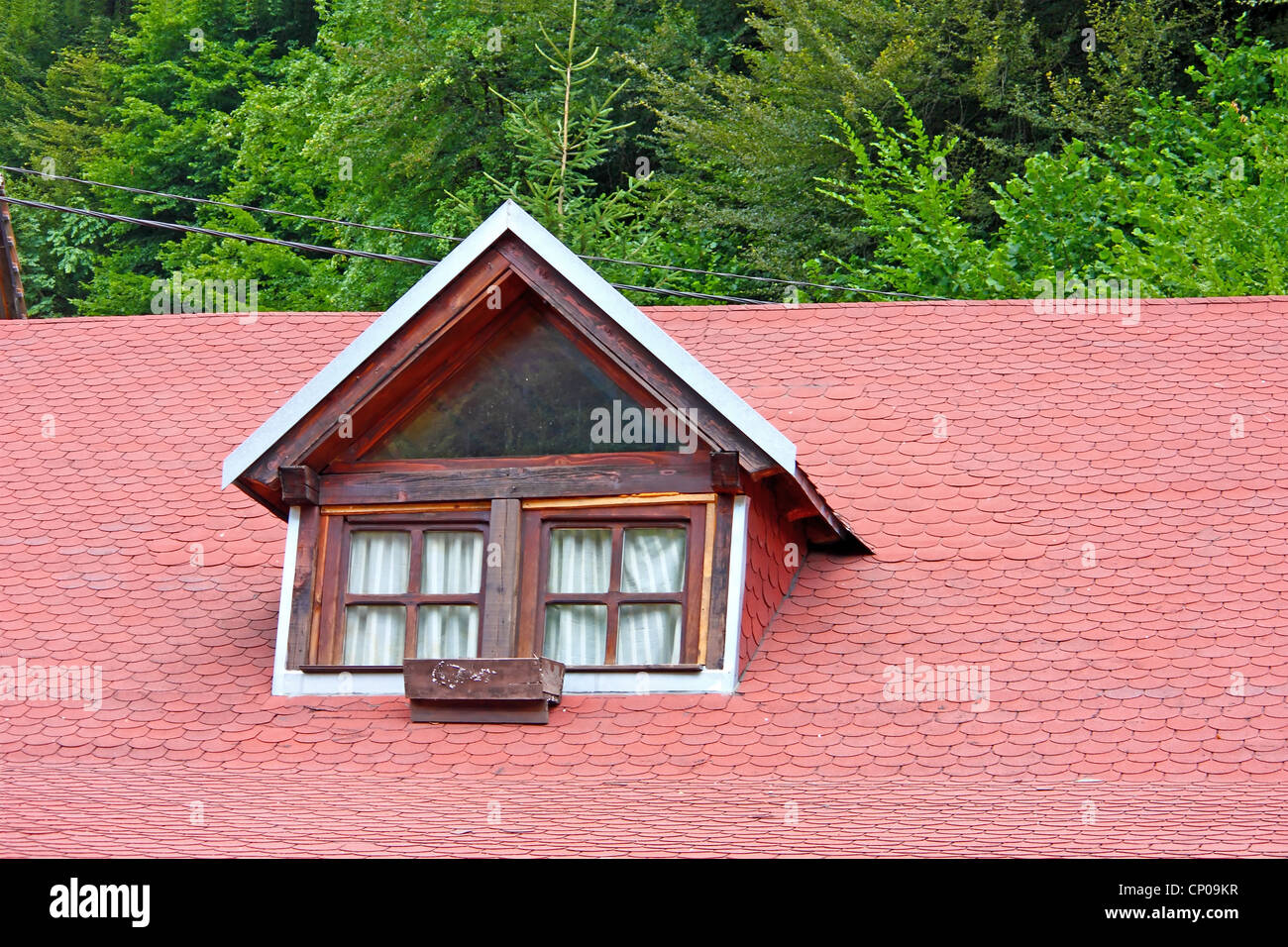 Window on old tile hi-res stock photography and images - Alamy