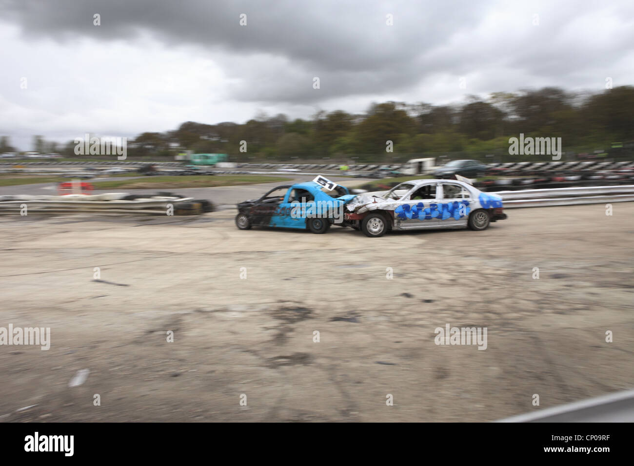 Nudge & Spin race at Angmering Raceway, West Sussex Stock Photo - Alamy