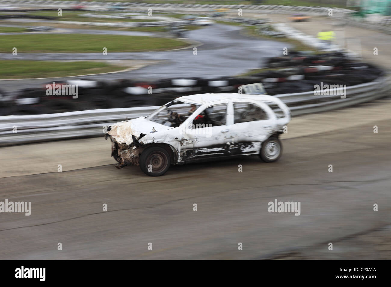 Nudge & Spin race at Angmering Raceway, West Sussex Stock Photo - Alamy
